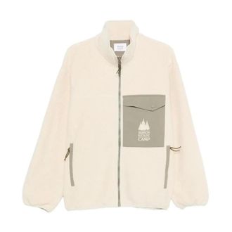 Maison Kitsun&eacute; Freizeit-Fleecejacke - - Jackets - Herren - Beige - M