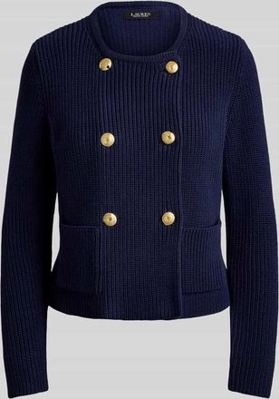 Lauren Ralph Lauren Regular Fit Strickjacke aus reiner Baumwolle