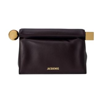 Jacquemus La Pochette Rond Carr&eacute; - - Bags - Damen - Braun - ONE SIZE