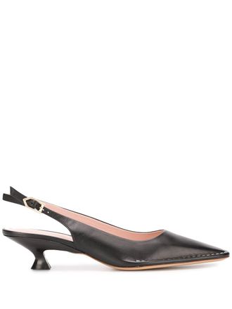 Tod's escarpins &agrave; bride arri&egrave;re - Noir