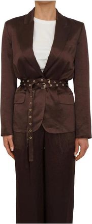 Liu Jo Femme, Vestes, Brun, Taille: 40 FR Blazers