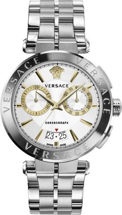 Versace Chronograph Uhr - - Accessories - Herren - Grau - ONE SIZE