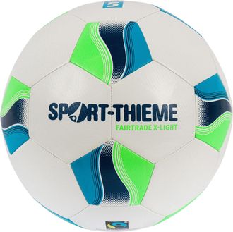 Sport-Thieme Fußball Fairtrade X-Light | Leichtball, Trainingsball | G-Junioren/Bambinis | 290 g | Freizeitball | Genäht | Kunstgummi Blase | Feinnarbige Struktur