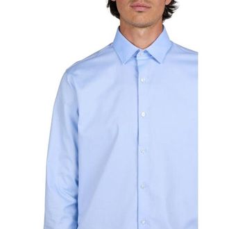 Calvin Klein Chemise droite boutonn&eacute;e unie