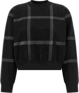 Pleats Please Issey Miyake Pull Col Rond - Noir