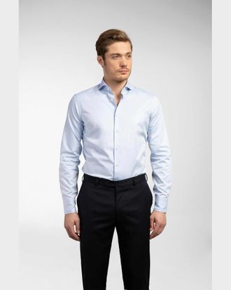 van Laack Hemd aus Twill Gewebe Slim Fit