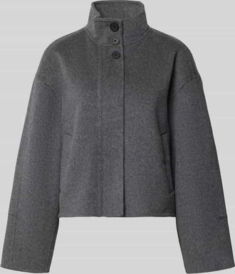 someday Jacke aus Woll-Mix mit Stehkragen Modell Varielle