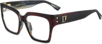 Dsquared2 Modische Brille in Gr&uuml;n K4G - - Accessories - unisex - Schwarzk - 55 MM