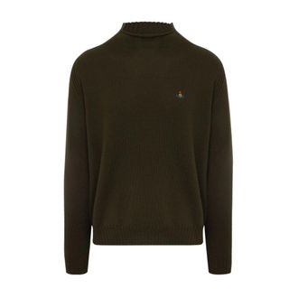 Vivienne Westwood Fisherman Jumper - - Knitwear - Herren - Gr&uuml;n - L