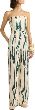 Liviana Conti Femme, Combinaisons et Ensembles, Multicolore, Taille: 36 FR Combinaison bustier &agrave; col droit