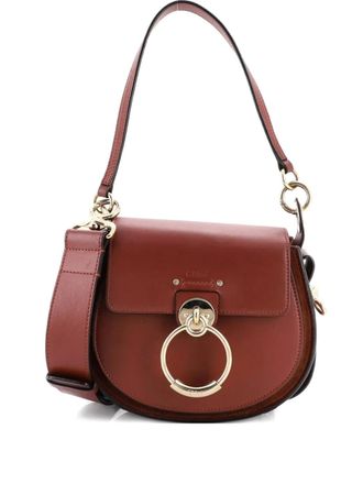 Chlo&eacute; Tess Bag Leather Small shoulder bag - Marron