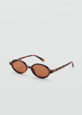 Mango Sonnenbrille mit ovaler Fassung schokolade - Damen - Einheitsgr&ouml;&szlig;e - MANGO