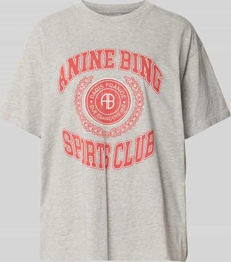 Anine Bing Relaxed Fit T-Shirt aus reiner Baumwolle
