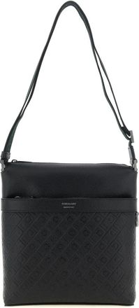 Ferragamo Embossed Logo Umh&auml;ngetasche - - Bags - Herren - Schwarzk - ONE SIZE