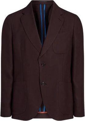 Paul Smith Veste de costume droite en lin