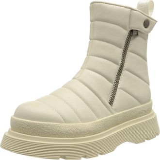 Replay Damen Artic Padded Halblange Stiefel, 061WHITE, 39 EU
