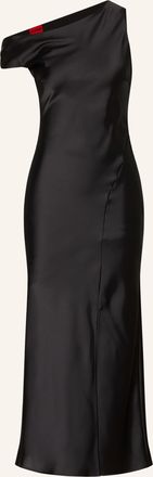 HUGO BOSS Hugo One-Shoulder-Kleid Karinera Aus Satin schwarz