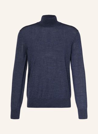 HUGO BOSS Rollkragenpullover Musso blau
