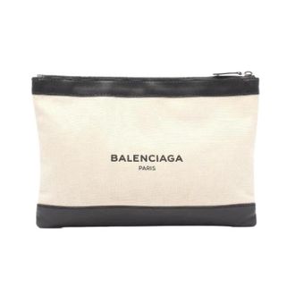 Balenciaga Pre-owned Sacoche Marine Clip M en Toile et Cuir - Homme - Pre-owned - Beige - Taille: ONE Size