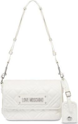 Love Moschino Poljc4210pp0mla0100u, Sac porté épaule Femmes, Blanc, Taille Unique