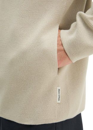 Marc O'Polo Kapuzenstrickjacke aus Bio-Baumwolle, Regular Fit