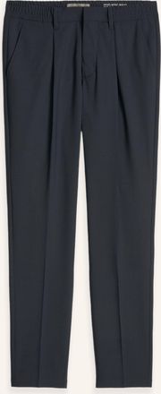 Marc O'Polo Marc Opolo Hose Model Morot Jogger Pleats blau