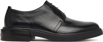 Calvin Klein Halbschuhe Cupped Postman Derby Laceup Lth HM0HM01996 Schwarz