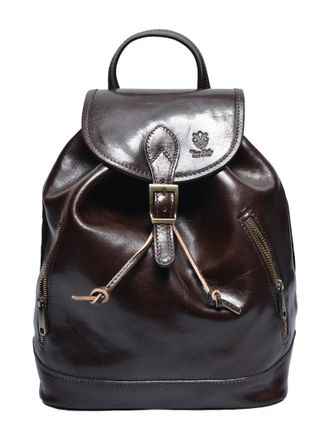 Anna Luchini Kastanienbraun Rindsledertasche