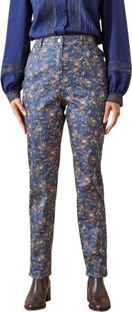 Daxon by - Pantalon taille haute 5 poches