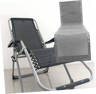 Valiclud Atmungsaktiver Ersatzstoff für Outdoor Strandliege Strapazierfähiges Faltbares Balkonstuhl Gewebe mit Seilset Kompatibel für Lounge und Klappstühle La