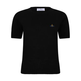 Vivienne Westwood T-shirt Orb Logo - Femme - Tops - Noir - Taille: 38 FR