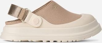 UGG GoldenGlow Canvas-Clog f&uuml;r Kinder in Brown, Gr&ouml;&szlig;e