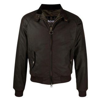 Barbour Merchant Wax Jacket - - Jackets - Herren - Braun - M
