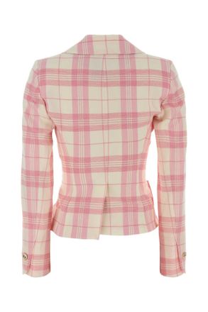 Vivienne Westwood Womens Tailored Blazer Pink Virgin Wool Elastane Blazers