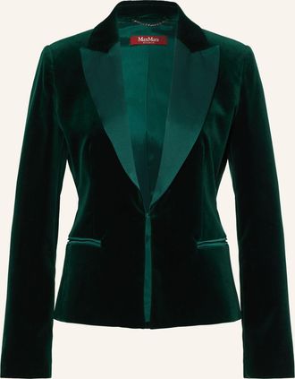 Max Mara Max Mara Studio Samtblazer Filante gruen
