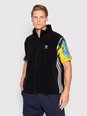adidas Weste adicolor 3 Stripes HK7392 Schwarz Relaxed Fit
