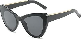 Generic 2025 Designer Femme Chat Eye Hip Hop Lunettes de soleil mode Vacances en plein air Lunettes de soleil de plage (couleur : B, taille : moyen)