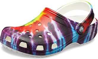 Crocs Unisexe Adulte Classic Tie-Dye Clogs Sabots, Multi, 37/38 EU