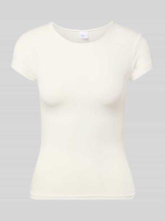 Gina Tricot Slim Fit T-Shirt aus Modal-Mix