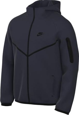 Nike Nike M NK TCH FLC FZ WR Sweat à capuche pour homme Noir Taille S, Obsidienne (noir), S