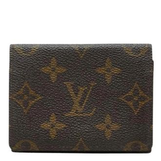 Louis Vuitton Porte-cartes de visite pr&eacute;-appartenant - Femme - Pre-owned - Brun - Taille: ONE Size