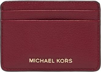 Michael Kors Kreditkartenetui 32F7GF6D0L Dunkelrot