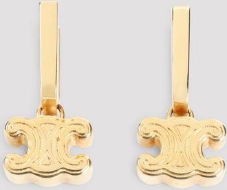 Celine Boucles doreilles chunky triomphe C&eacute;line