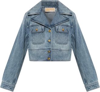 Michael Kors Femme, Vestes, Bleu, Taille: 42 FR Denim Vestes