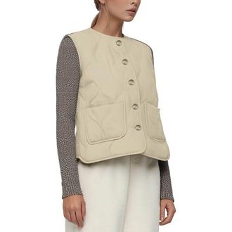 Generic Gilet Sans Manche Femme Gilet Femme D&eacute;contract&eacute; Quotidien Ville R&eacute;versible Doubl&eacute; Polaire - Veste Hiver Avec Poches Et Chaleur Optimale