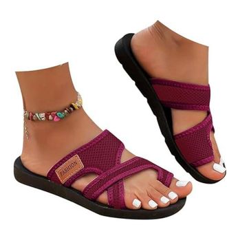 Generic Sandales orthop&eacute;diques pour femme 2026 UK - Tendance - Confortable - Pour la plage - Respirantes - En maille creuse - Sandales orthop&eacute;diques d&eacute;t&eacute; - La