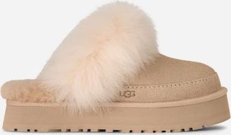 UGG Disquette Chalet Slipper für Damen in Sandcastle, Größe Wildleder