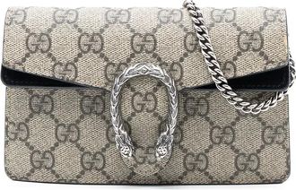 Gucci 2016-2025 Mini GG Supreme Dionysus crossbody bag - Braun