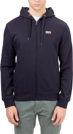 Napapijri Sweat-Shirt dhiver pour Homme Buri avec Fermeture &eacute;clair, Noir, XXXL