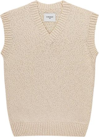 Circolo 1901 Homme, Pulls, Brun, Taille: L Circolo 1901 Sweaters